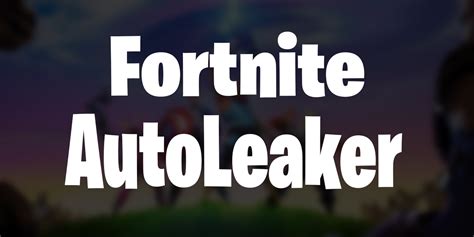 Github Rushwtf Fortnite Autoleaker Fortnite Autoleaker Is An Open Source Program Created In