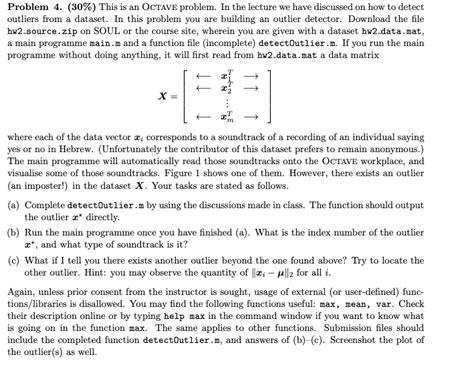 Problem 4 30 This Is An Octave Problem In The