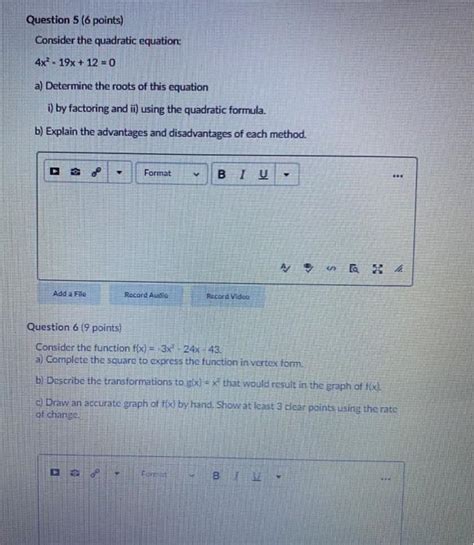 Solved Question 1 1 Point Given The Graph Of A Relation