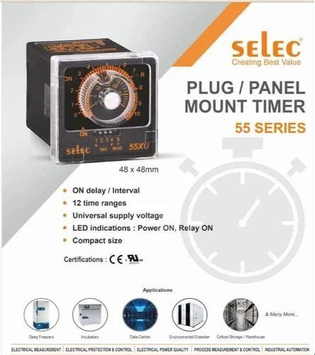 Selec Analog Timer Model Name Number 55 Xc 5a At Rs 954 Piece In