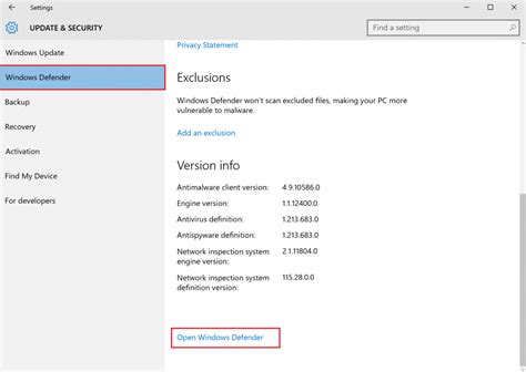 Windows 10 How To Update To The Most Current Virus And Spyware Definitions Using Windows