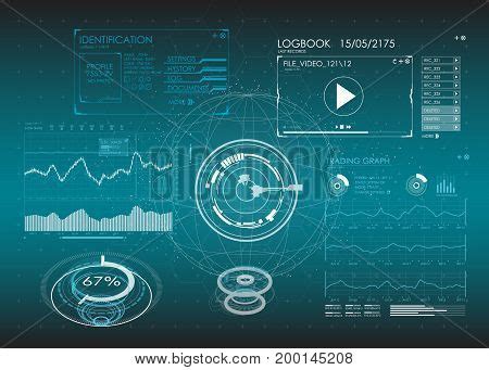 HUD UI Element App Vector Photo Free Trial Bigstock