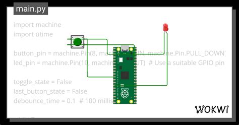 Blink With Micropython Copy Wokwi Esp32 Stm32 Arduino Simulator