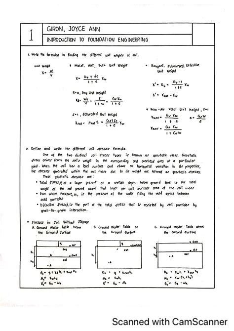 FOUNDATION ENGINEERING BSCE BS In Civil Engineering Studocu