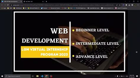 Harish S On Linkedin Webdevelopment Internship Letsgrowmore Letsgrowmorecommunity