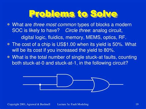Ppt Vlsi Testing Lecture 3a Fault Modeling Powerpoint Presentation