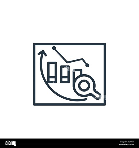 Analytics Outline Vector Icon Thin Line Black Analytics Icon Flat Vector Simple Element