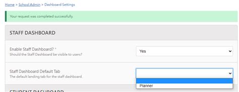 Staff Dashboard Setting Administration Gibbon Support Forum