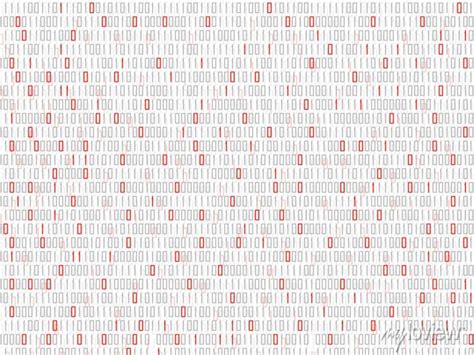 Abstract Technology Background With Binary Code Matrix Backdrop