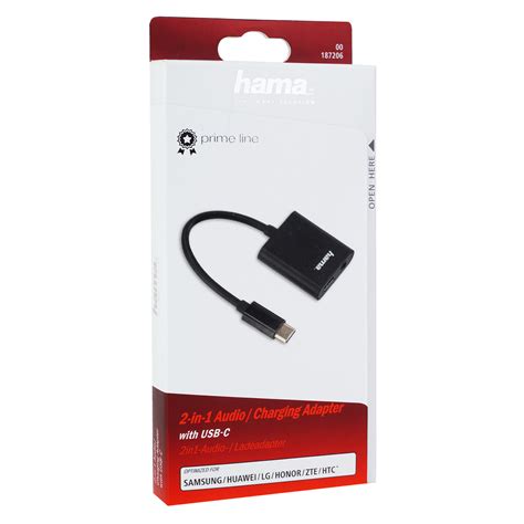 Hama 2in1 Audio Lade Adapter Mit Usb C Fleidl Edv E U