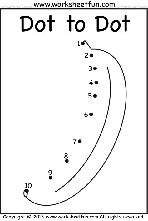 Connect The Dots Numbers Worksheets Dots Dot Worksheet Kinde