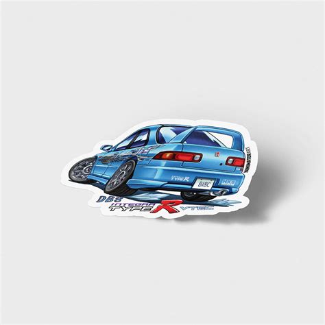 Integra Typer Db8 Vinyl Sticker Yanimatorart