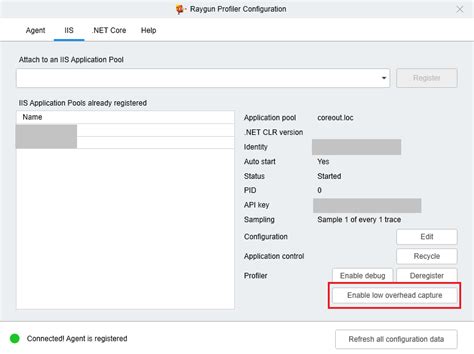 Net Apm Low Overhead Mode · Raygun Docs