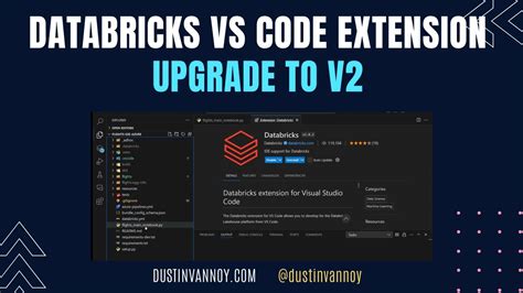 Databricks Vs Code Extension V2 Upgrade Steps Youtube