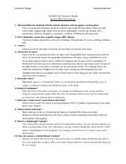 Comprehensive Review Women S Health Exam Course Hero