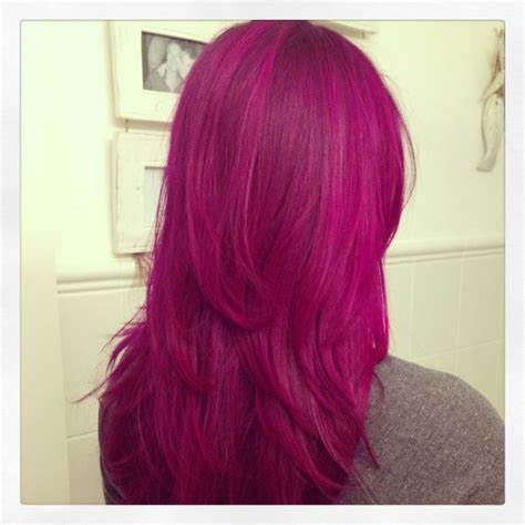 My Amazing New Hair Magenta Hair Pink Hair Dye Dark Pink Hair