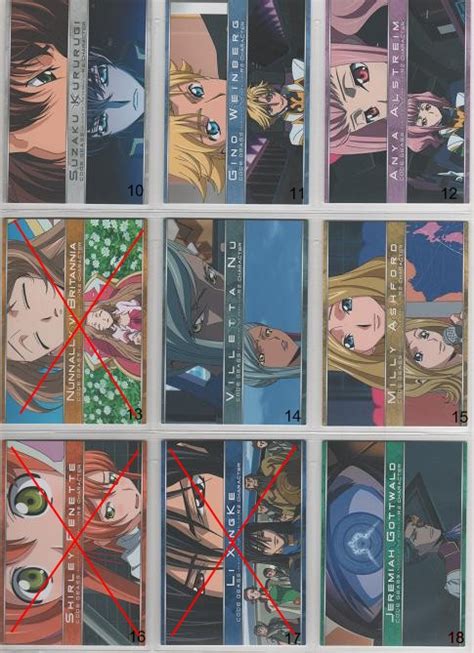 Code Geass R2 1rt Turn Mizukis Card Land