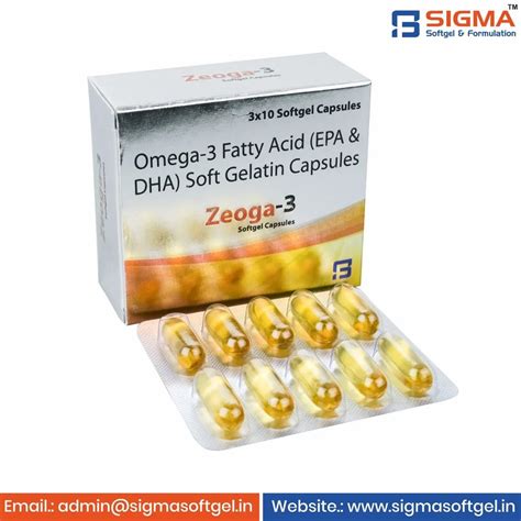 Omega 3 Fattyacid Epa And Dha Softgel Capsules At Rs 570 Omega 3