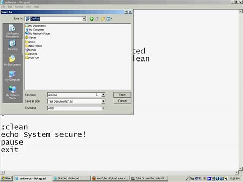 Create Your Own Antivirus Using Only Notepad Youtube