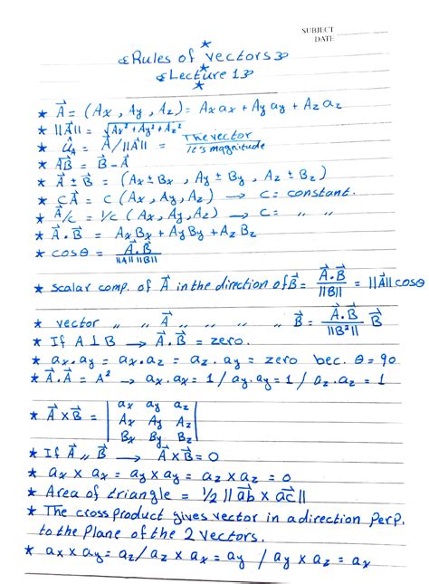 SOLUTION Rules Of Vectors With Examples And Solutions Studypool