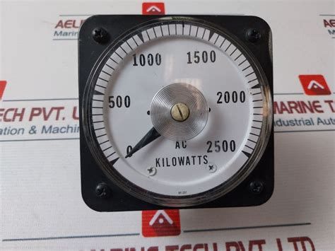 General Electric Db40 Kilowatts Meter 0 2500 Aeliya Marine