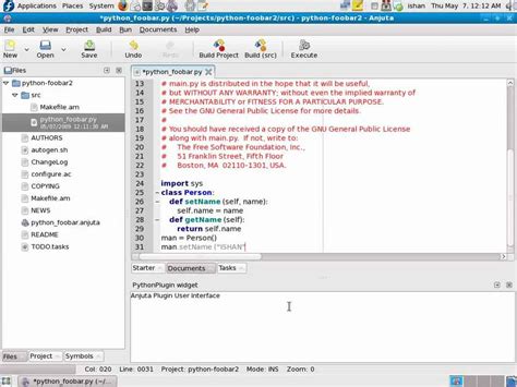 Preview Autoindentation And Autocompletion For Python In Anjuta Youtube