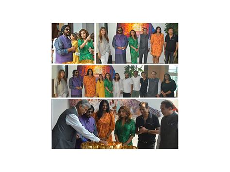 Rajiv Mishra Roopkumar Rathod Parvez Damania Launch Avataran A Solo Art Show By Anita Goel