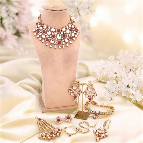 Ruby Arana Bridal Jewellery Set Bling Bag