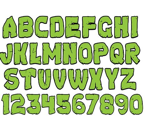 Ninja Turtles Font Svg Ninja Turtle Alphabet Cricut Font Etsy
