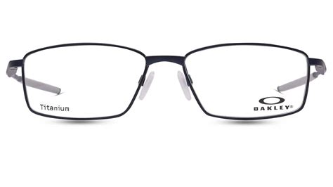 Oakley Men Rectangle Blue Eyeglass