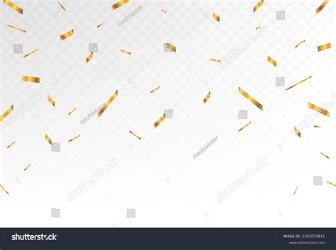 Confetti Explosion On Transparent Background Shiny Stock Vector Royalty Free 2391073815