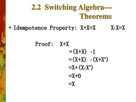 ppt chapter 2 boolean switching algebra introduction and theorems powerpoint presentation id