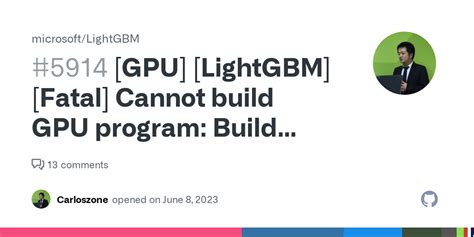 [gpu] [lightgbm] [fatal] cannot build gpu program build program