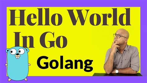 First Code In Go Golang Youtube