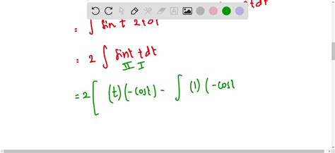 Solvedevaluate The Integral Using Integration By Parts And