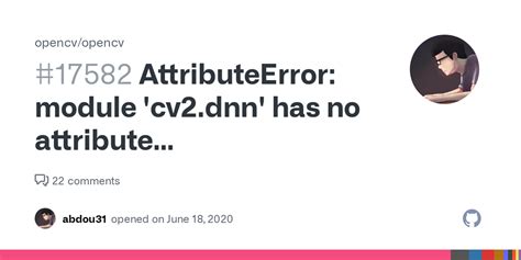 Attributeerror Module Cv2dnn Has No Attribute Dnnbackendcuda