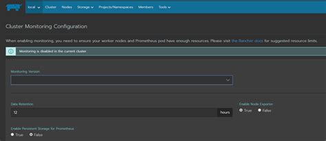 Cant Enable Cluster Monitoring · Issue 23889 · Rancherrancher · Github
