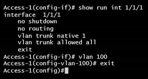 What Commands Will Successfully Enable The SVI For Vlan 100 On