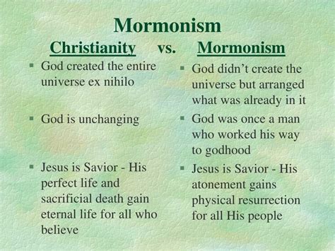 Mormon Catholic Differences What Are The Key Differences Between
