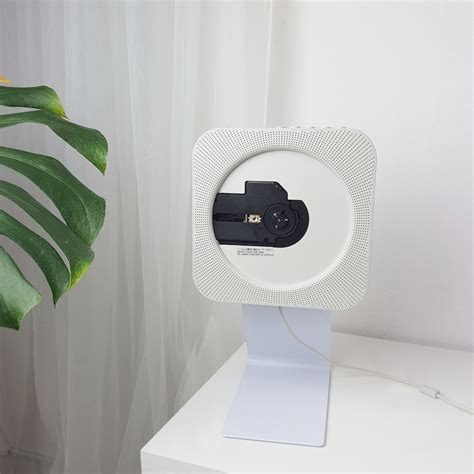 스타 인터내셔널 Cd 플레이어 블루투스 스피커 Cdp 무지 화이트 스탠드 거치대 위시버킷