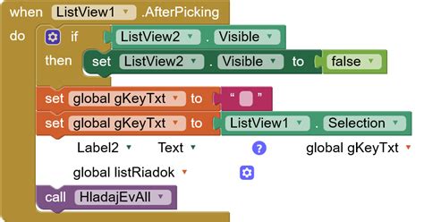 Listview Clearerror App Mit App Inventor Help Mit App Inventor