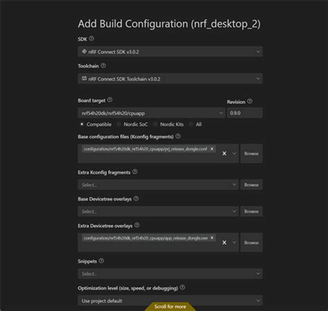 Ncs302 Build Fail By Select Kconfig Configuration File Nordic Qanda