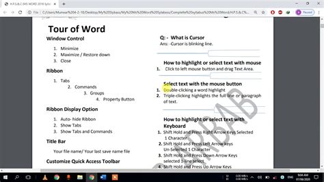 4 How To Select Text With Keyboard And Mouse Youtube
