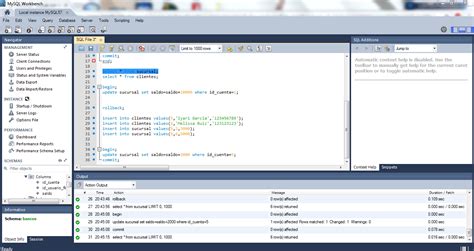 Jonathan Iván Guzman Isc Itm Uso De Commit Y Rollback En Mysql Transacciones