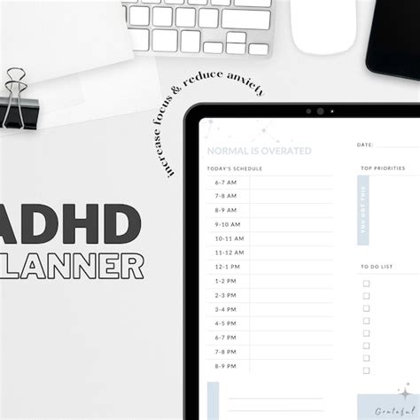 Adhd Notes Template Etsy