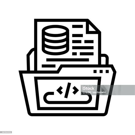 소프트웨어 프로토타이핑 라인 아이콘 벡터 일러스트레이션 개발에 대한 스톡 벡터 아트 및 기타 이미지 개발 데이터 벡터