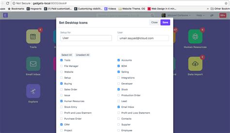cant configure desktop icons · issue 12641 · frappe erpnext · github