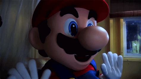 Super Mario Shocked Face