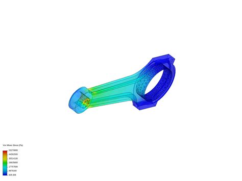 Tutorial 1 Connecting Rod Stress Analysis By Firmanazis Simscale