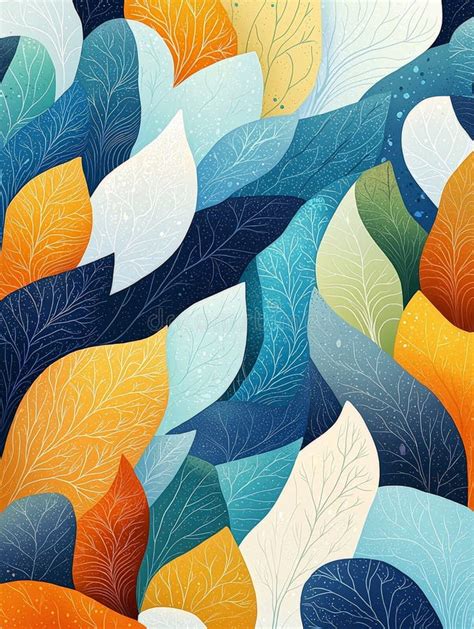 Seamless Leaves Pattern Vector Perfect For Natureinspired Designs And